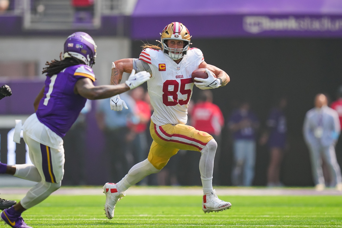 NFL News: 49ers star TE George Kittle (hamstring) misses practice - CWEB