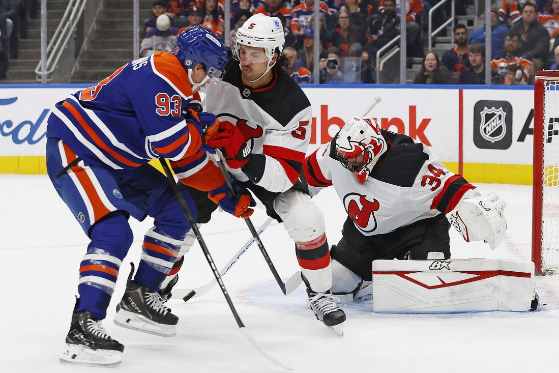 NHL News: Jake Allen strong in net as Devils shut out Oilers - CWEB