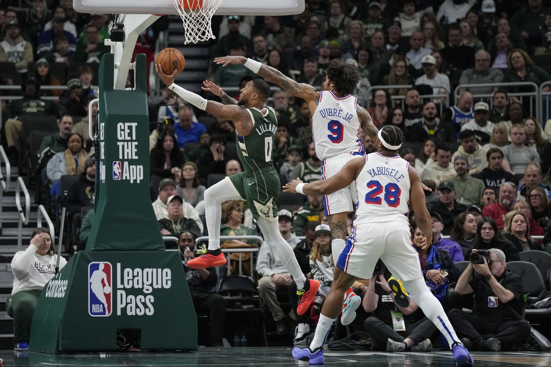 NBA roundup: Damian Lillard's 43 powers Bucks past Sixers - CWEB