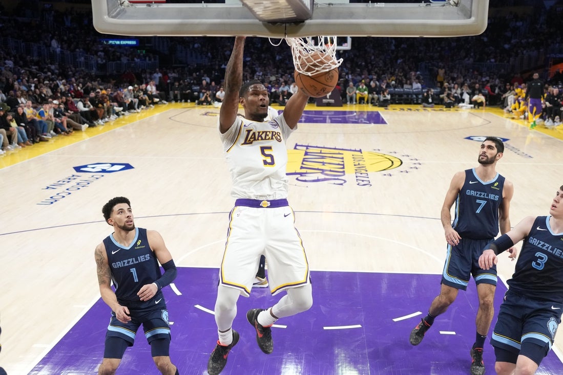 Lakers waive F Cam Reddish, sign G Jordan Goodwin to standard contract ...
