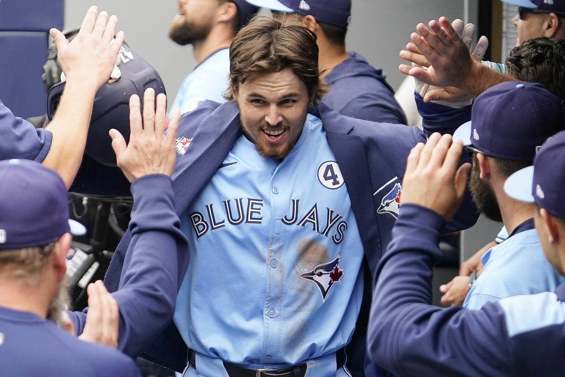 MLB News: Addison Barger's 3-run blast fuels Blue Jays' rally past ...