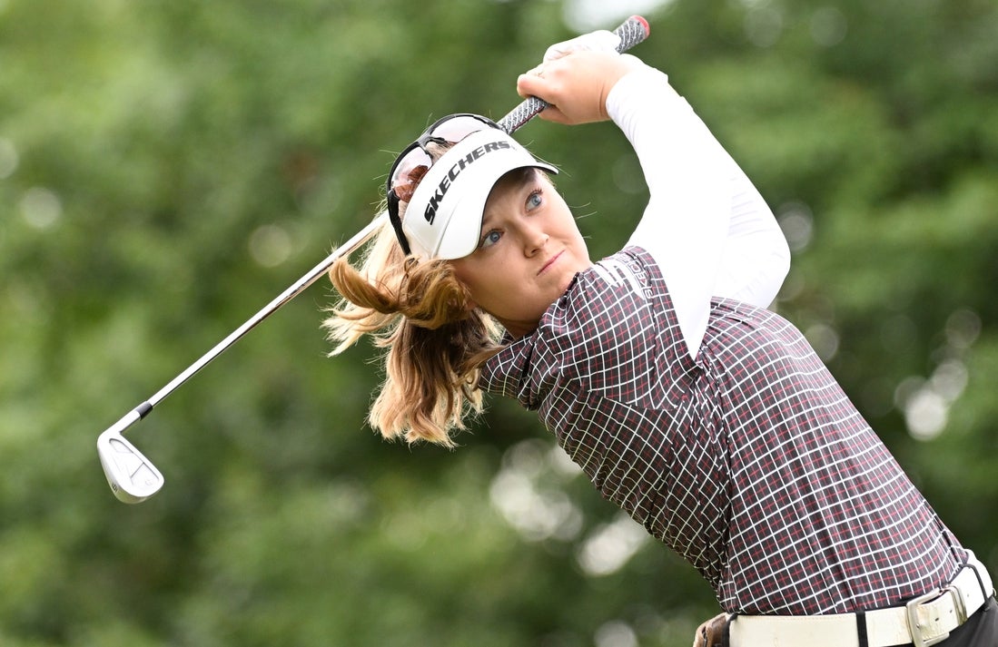 LPGA News: Brooke M. Henderson surges into tie for lead at CPKC Women's ...