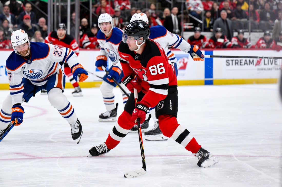 NHL News: Devils' Jack Hughes racks up 3 points to drain Oilers - CWEB