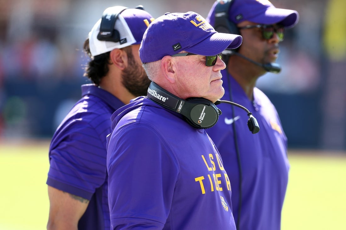 NCAAF News: Report: LSU to officially 'fire' coach departed coach Brian ...