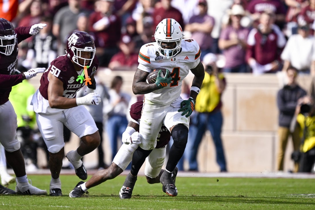 NCAAF News: Miami RB Mark Fletcher Jr. returning for 2026 campaign - CWEB
