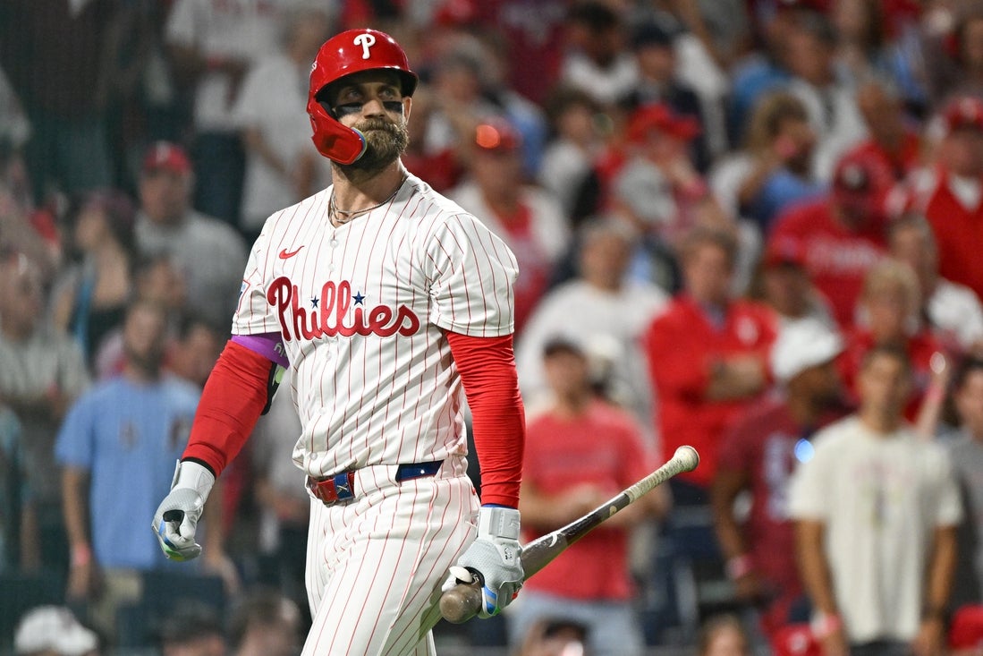 MLB News: Phillies' Bryce Harper mystified by Dave Dombrowski's season ...